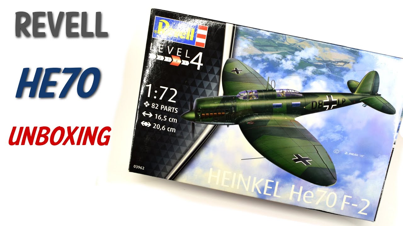 Revell Heinkel He70 F-2 | 1/72 Scale Plastic Model Kit | Unboxing - YouTube