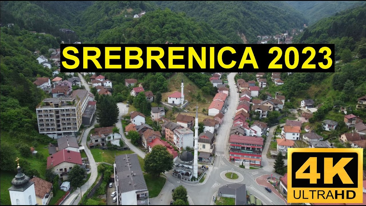 4K Dron.Srebrenica 30 godina nakon rata. Grad u šumi. - YouTube