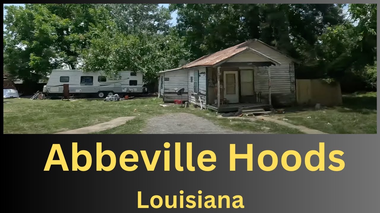 The Worse Hoods in Abbeville, LA | Dash Cam Driving Tour Louisiana 4K ...
