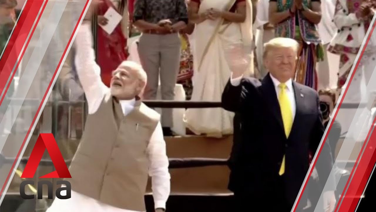 Namaste Trump: India hosts huge rally for US President's first official ...