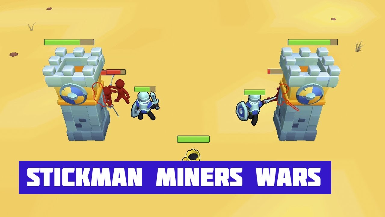 STICKMAN MINERS WARS | Mine, Defend, Conquer - YouTube