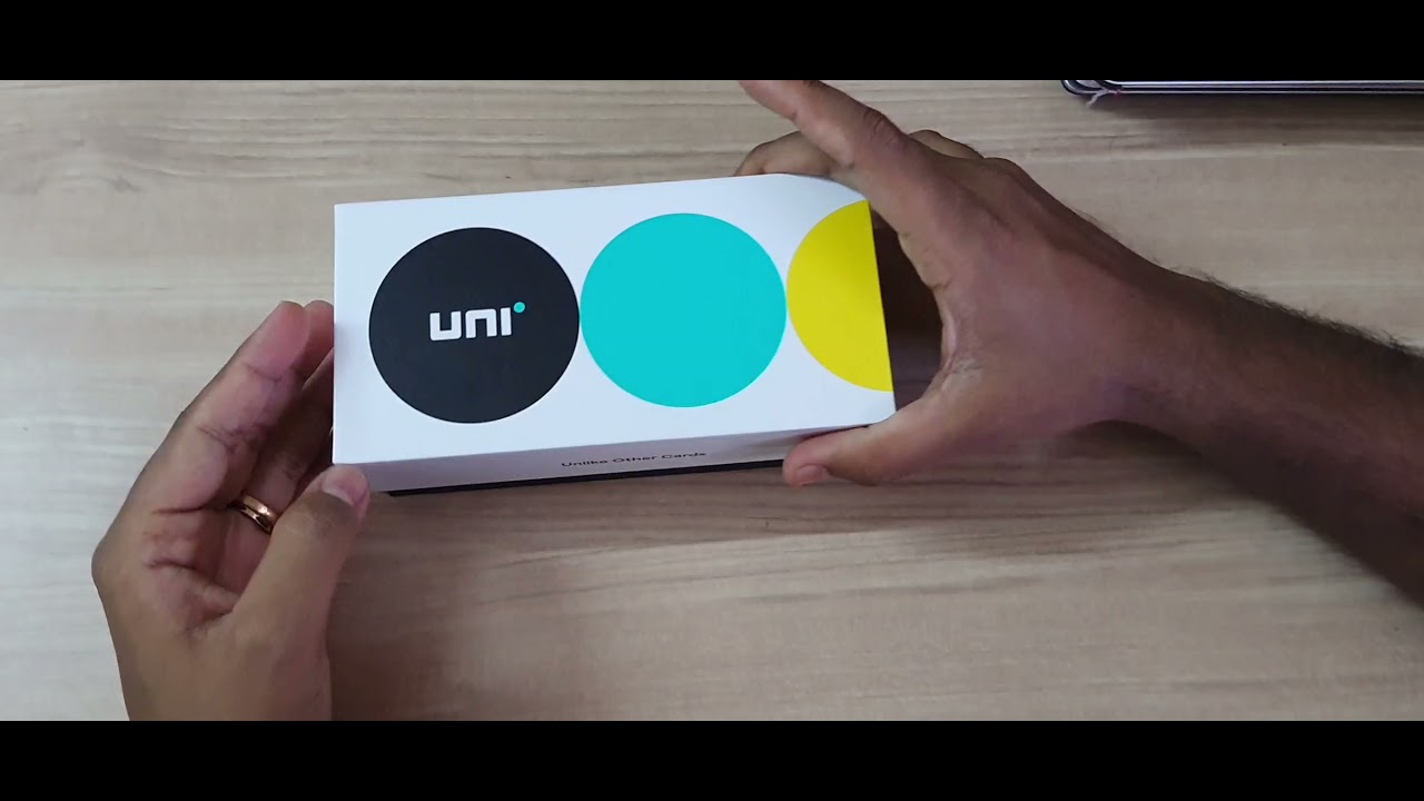 UNI CARD - UNBOXING #unicard - YouTube