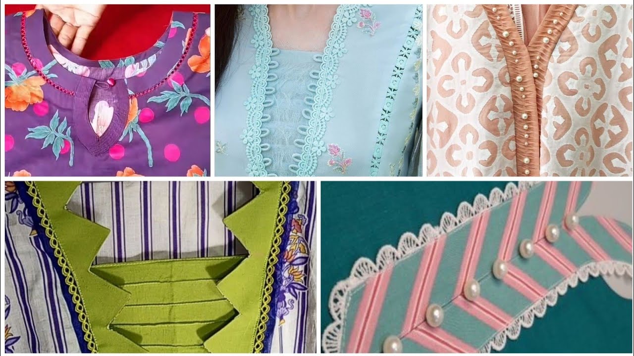 new neck design with beautiful ideas ll unique neck designs ll summer ...