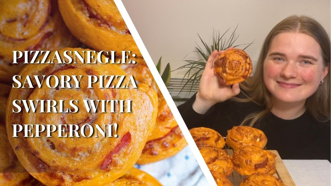 How to Make "Pizzasnegle:" Savory Pizza Swirls with Pepperoni! - YouTube