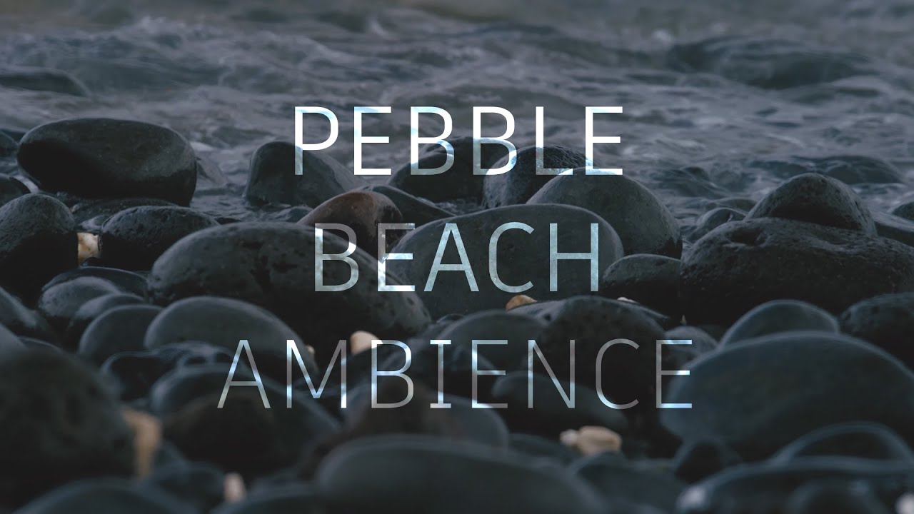 Pebble beach ambience | Sea waves and pebbles sounds | ASMR Sleep Relax ...