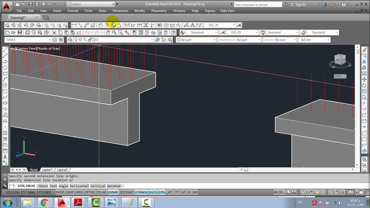 RC2-one way ribbed slab (2) - YouTube
