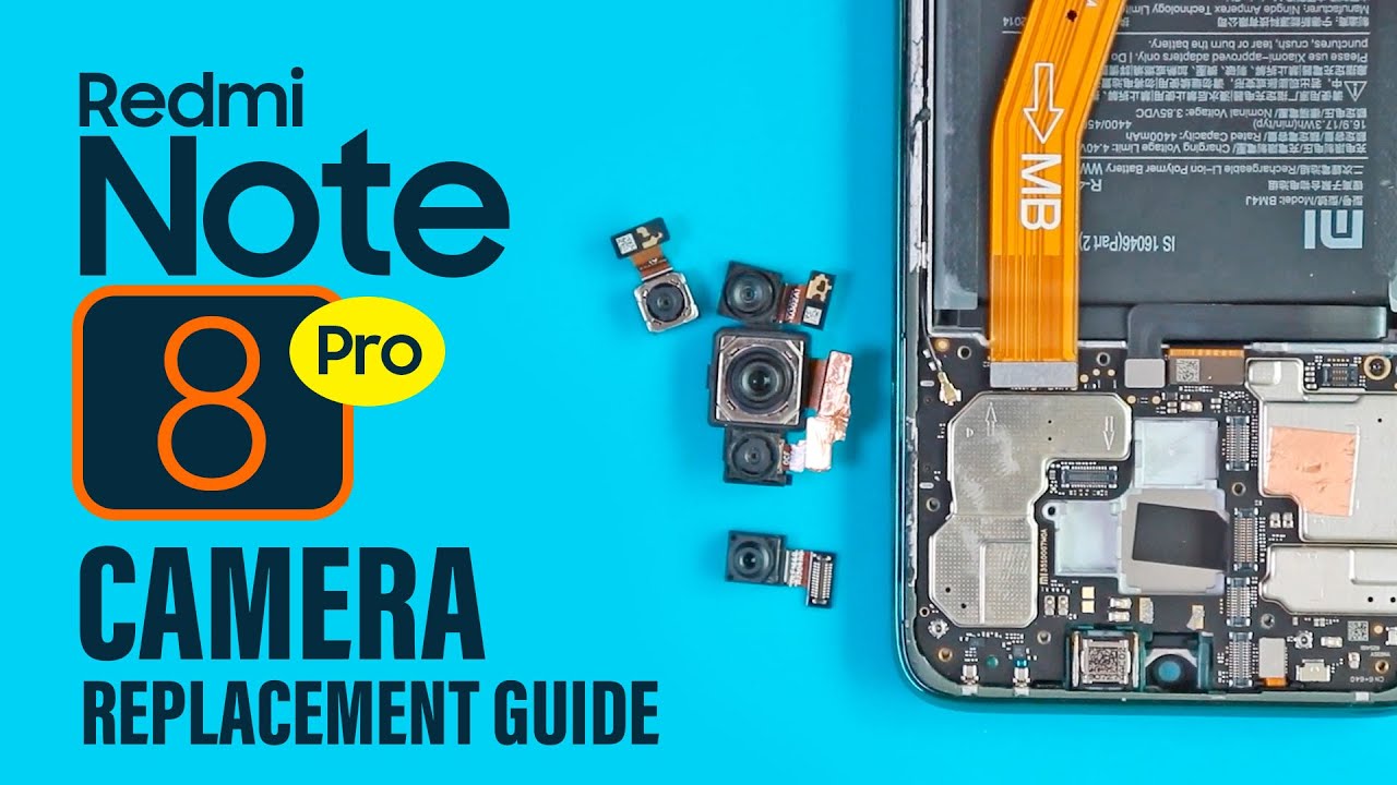 Xiaomi Redmi Note 8 Pro camera Replacement | Front & Back Rear - YouTube
