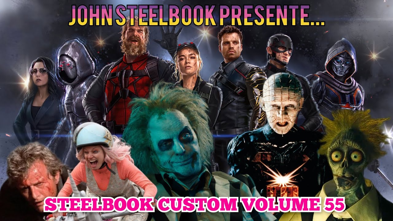 Steelbook Custom Volume 55 ( 4 créations + 8 modifications) - YouTube