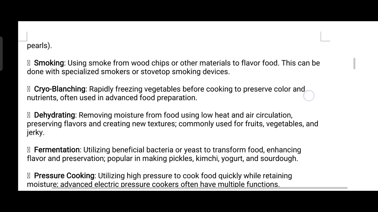 Modern and advance cooking methods by Mr Jaisingh - YouTube