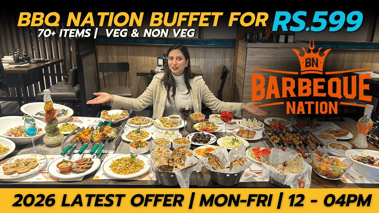 Barbeque nation buffet for 599/ Barbeque nation delhi/ Bbq nation ...