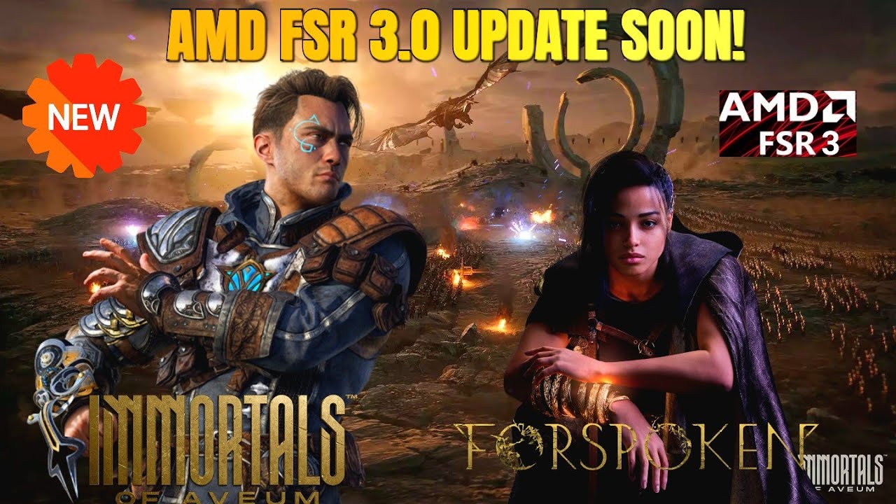 NEW! | Big AMD FSR 3 Update | Immortals of Aveum and Forspoken - YouTube