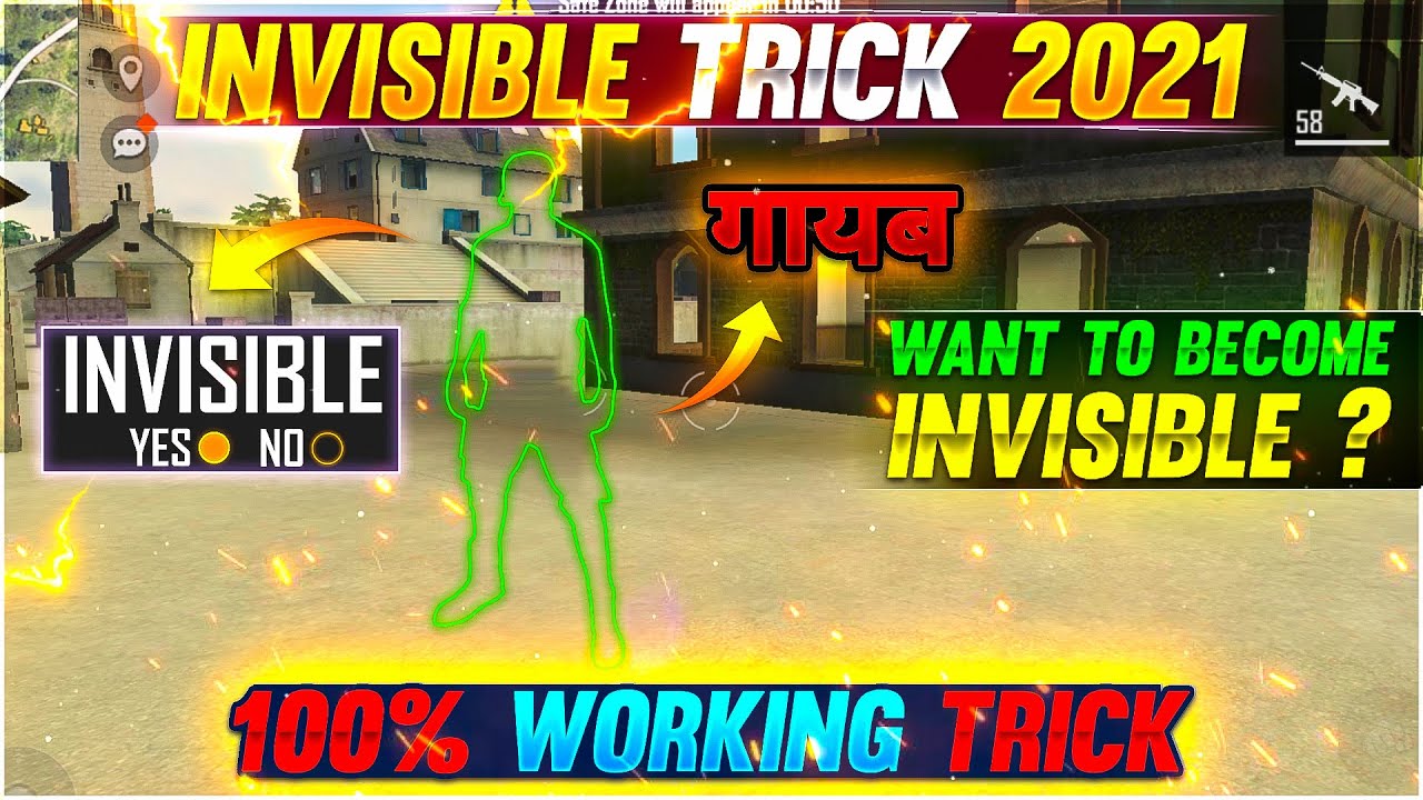 100% REAL WORKING TRICK TO BE INVISIBLE IN FREE FIRE😲 THINGS YOU DON'T ...
