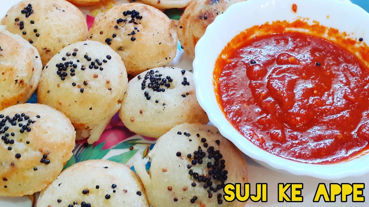 Sujji Appe😋/झटपट बनाए हेल्दी और स्वादिष्ट सूजी की अप्पे 🍲💕 - YouTube