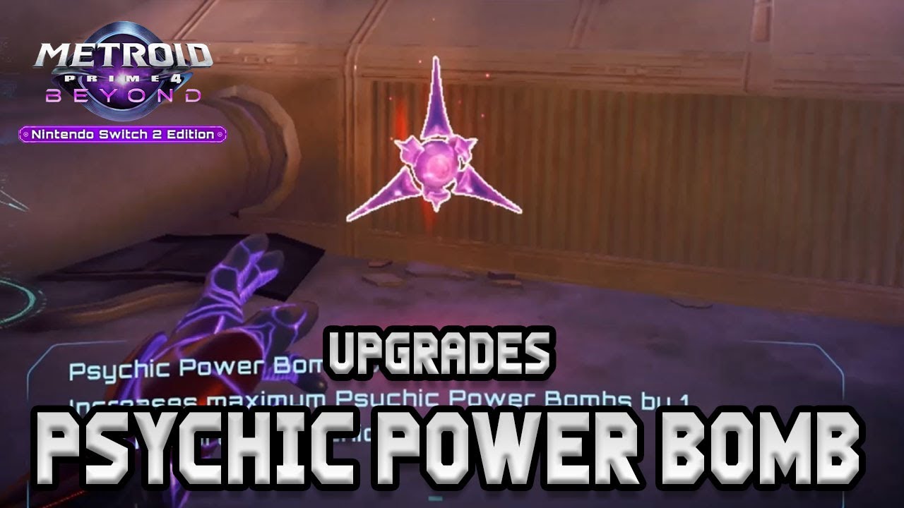 Metroid Prime 4 Beyond - All Psychic Power Bomb Expansion (Locations ...