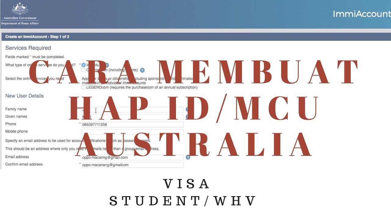 Cara Daftar HAP ID:MCU AUSTRALIA - YouTube