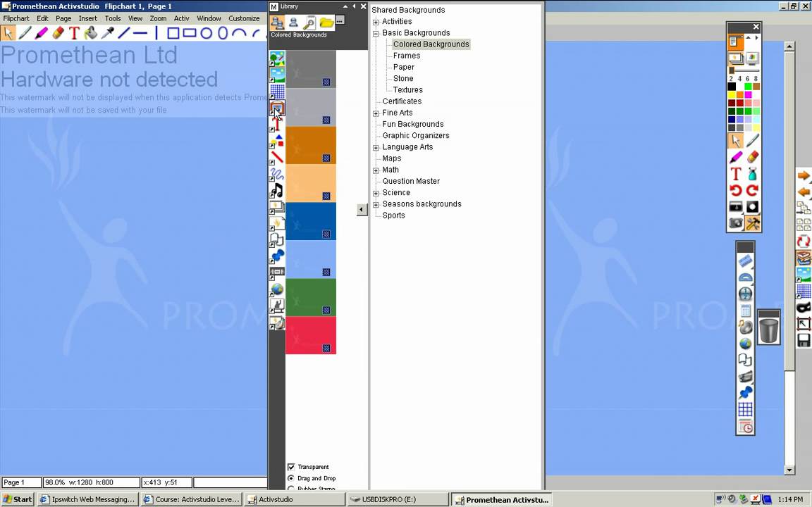 ActivStudio: Adding an Image to a Flipchart Page - YouTube