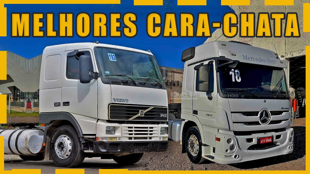 5 MELHORES CAMINHÕES "CARA-CHATA" DO BRASIL - YouTube