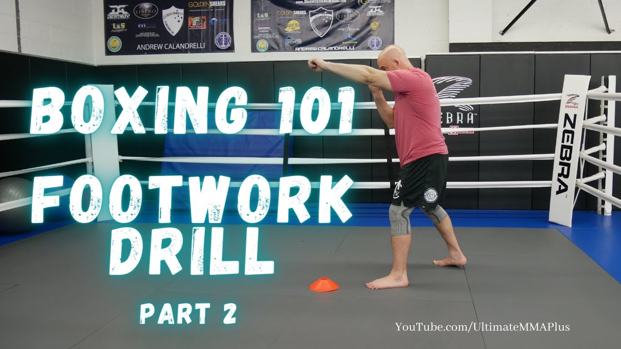 Boxing 101 - Footwork Drill Part 2 - YouTube