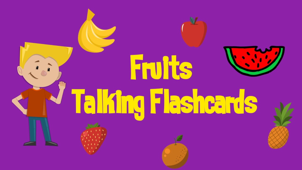Fruits Talking Flashcards - YouTube