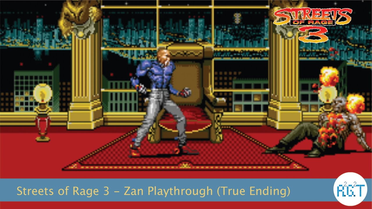 Streets of Rage 3 - Zan Playthrough (True Ending) - YouTube