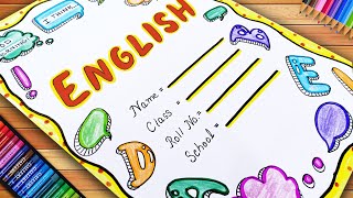 English Front Page Design | Front Page Design | Easy Fr... | Doovi