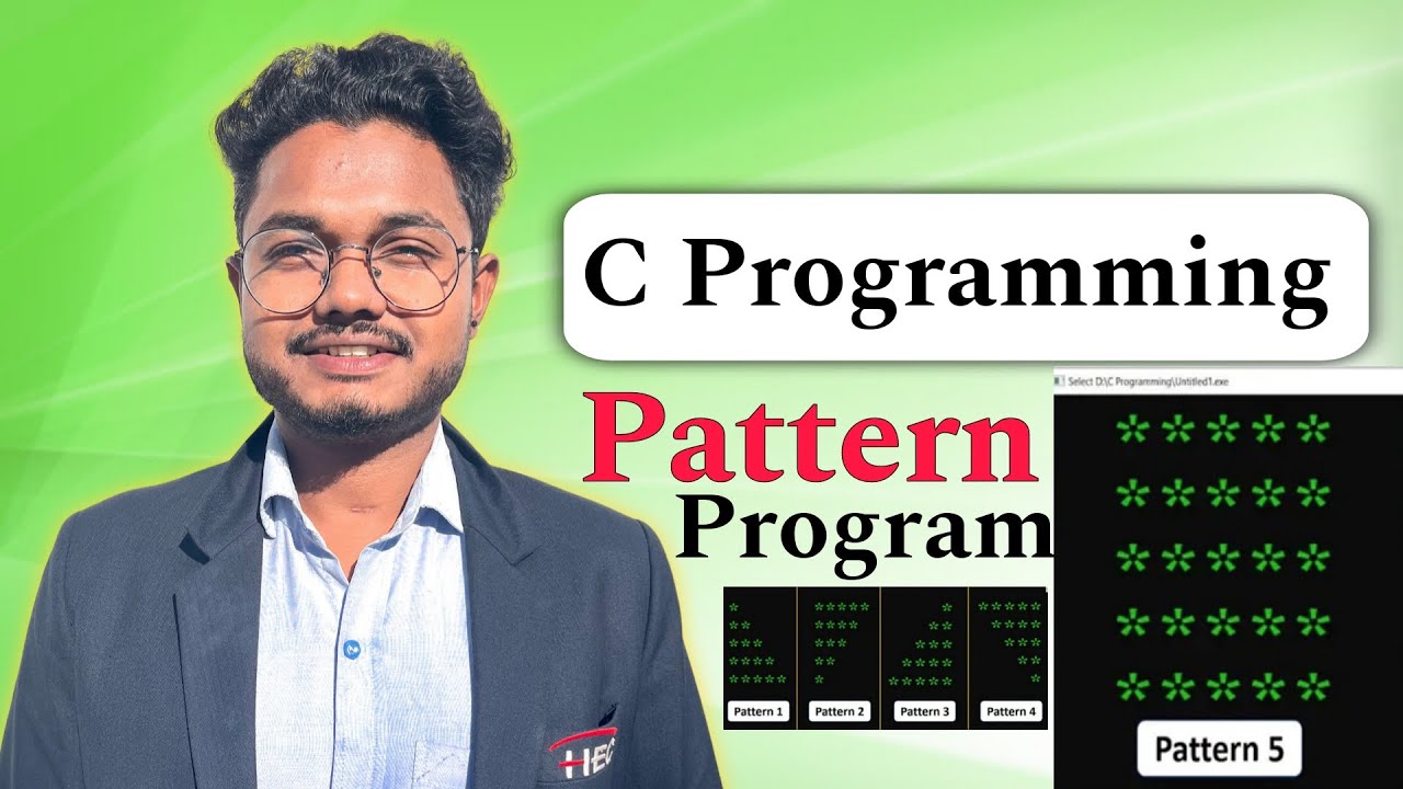 Pattern Program In C Programming Part 3 C Programming Youtube 9448