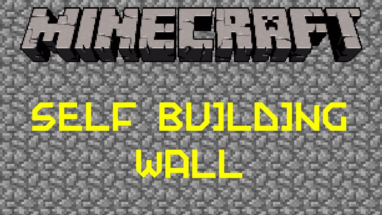 Minecraft - Self Building Room - YouTube