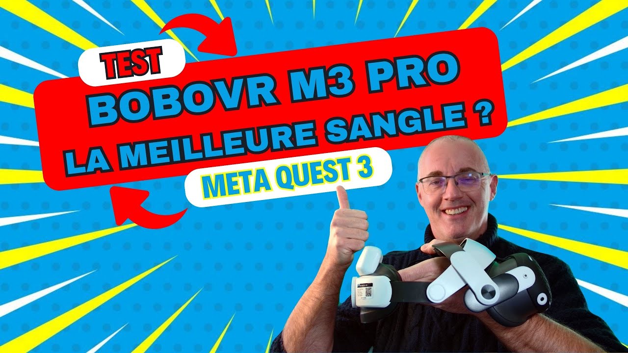 BOBOVR M3 PRO test Meta Quest 3 - YouTube