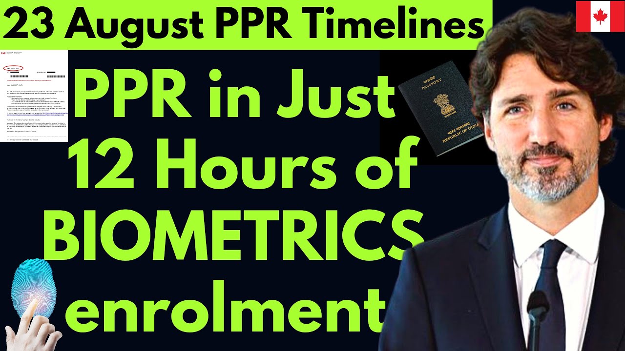 23 Aug PPR Timelines | PPR in Just 12 hrs of BIOMETRICS enrollment ...