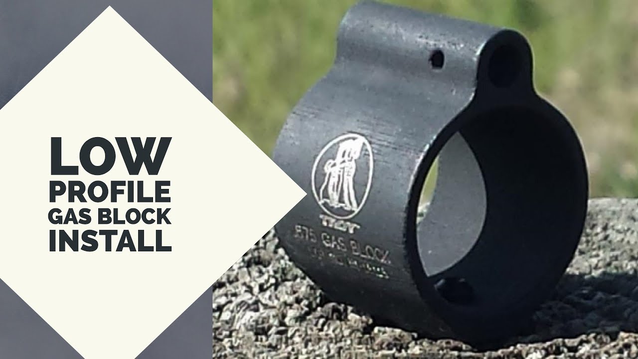 Low Profile Gas Block Install: Troy Low Profile .875 - YouTube