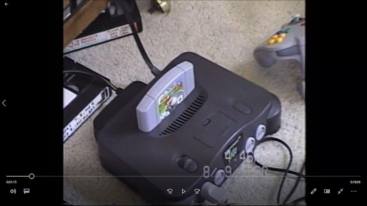 Aug 1998 Bought a Nintendo 64 and my 28th birthday! - YouTube