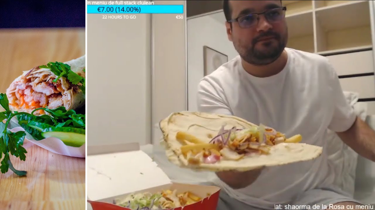 Shaorma de la ROSA din Cluj cu meniu si multe sosuri [Imi Place Sa ...