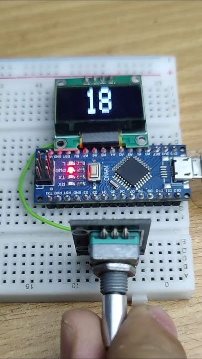 Encoder With Arduino | OLED #arduinoproject - YouTube