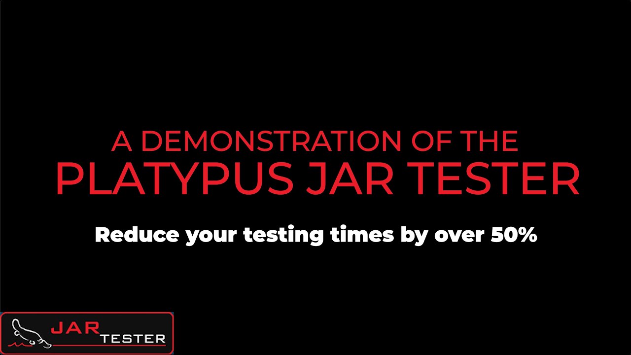 Platypus Jar Tester Demonstration - YouTube