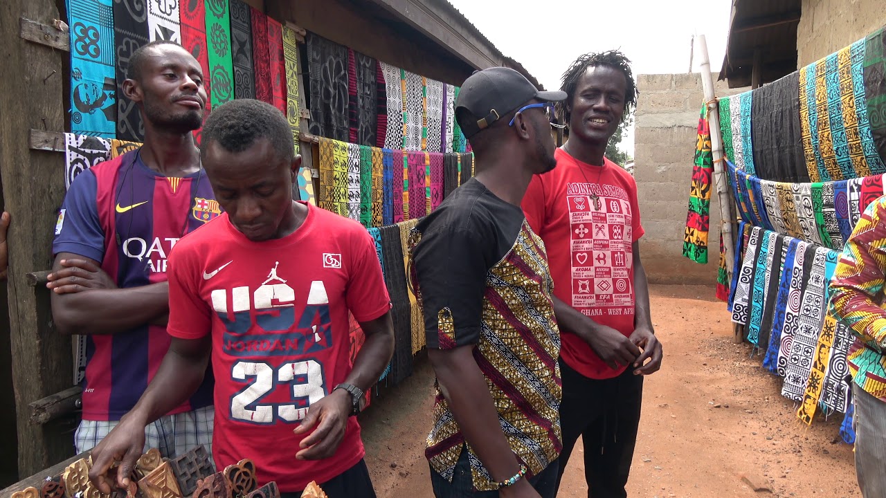 Adinkra Symbol Stamps at Ntonso Craft Village - Ghana Nov 2018 Tour ...