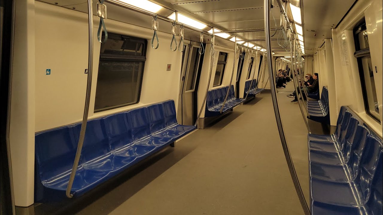 Călătorie cu trenul de metrou BM2 #1006-2006 "Margareta" pe Magistrala 5 - YouTube