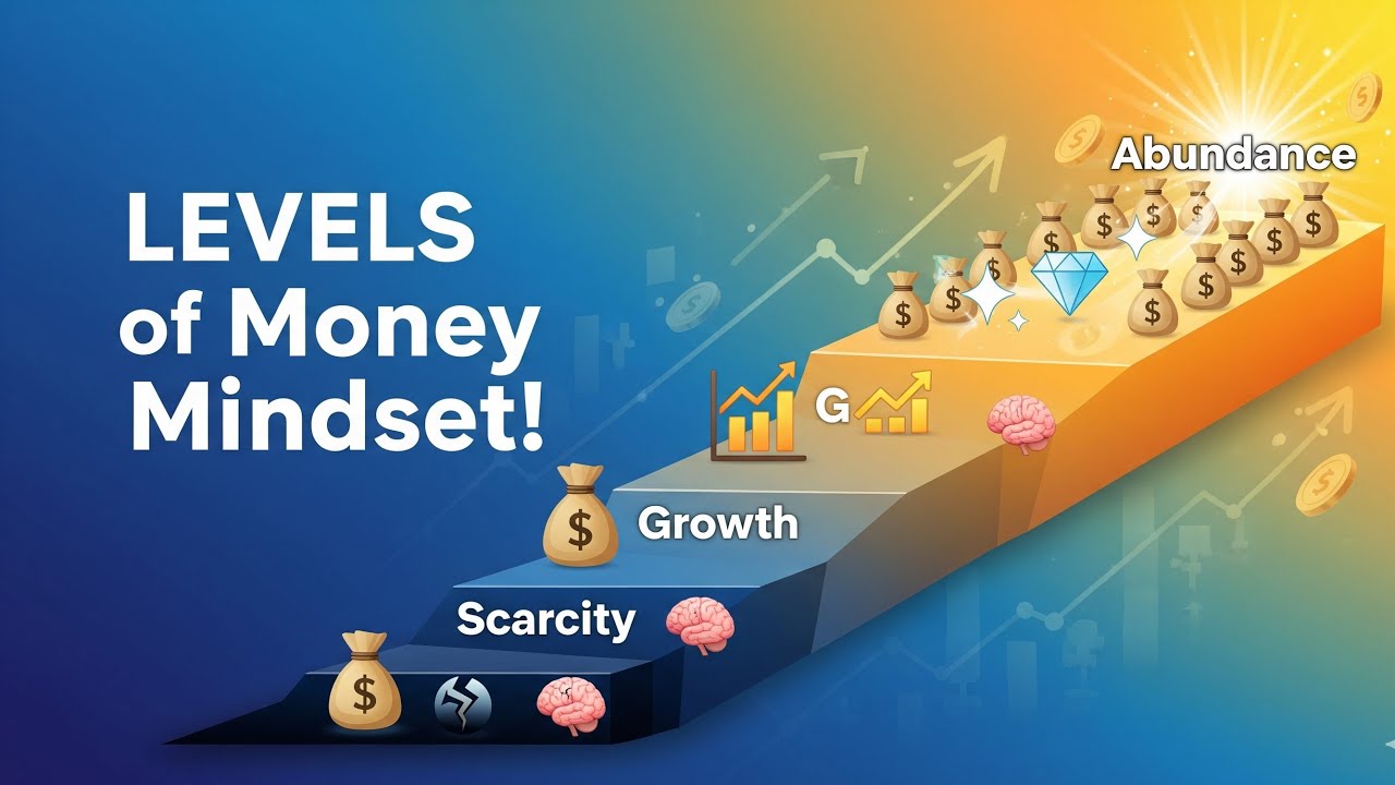 LEVELS of Money Mindset | How to Think Like the Wealthy - YouTube