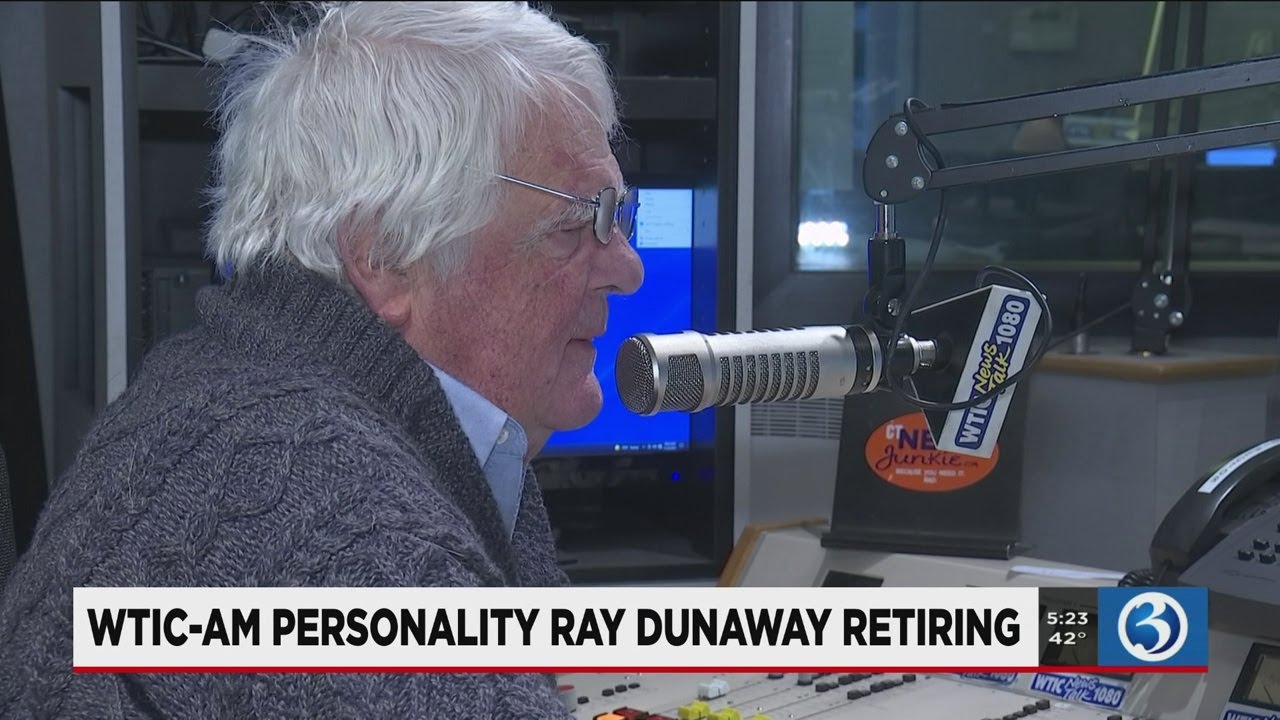 Video: WTIC-AM's Ray Dunaway announces retirement - YouTube