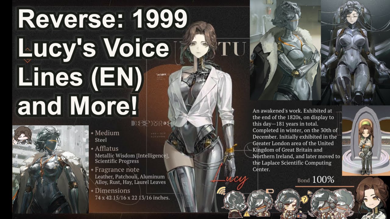 ⚙ Reverse: 1999 - Lucy's English Voice Lines, and More! ⚙ - YouTube