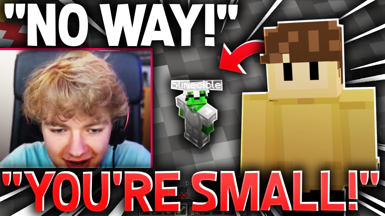 TommyInnit REACTS TO SLIMECICLE BEING SMALL! (Origin SMP) - YouTube