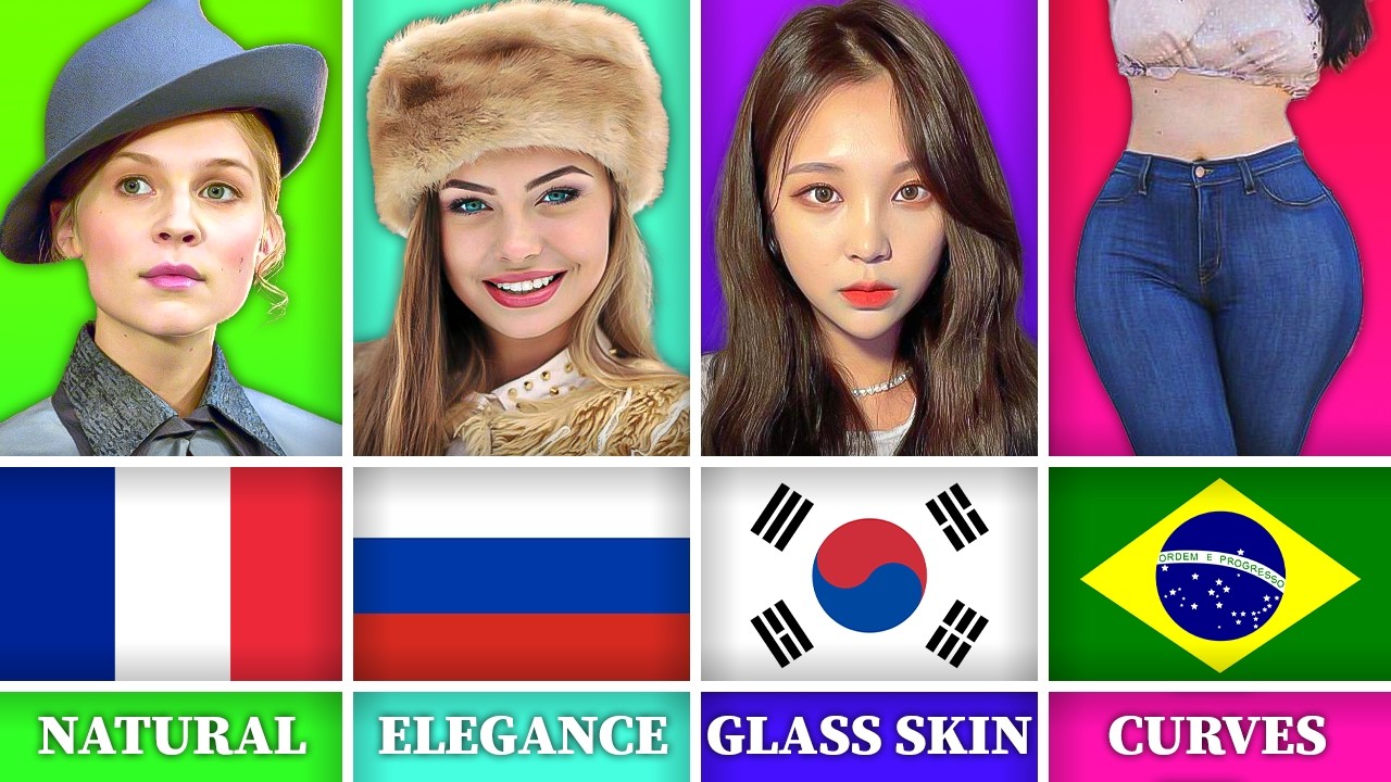 Beauty Standards in Different Countries - YouTube