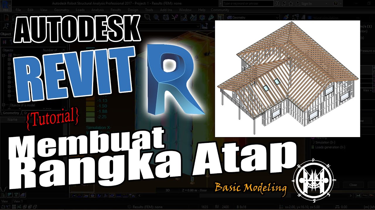 Membuat Rangka Atap di Revit - YouTube