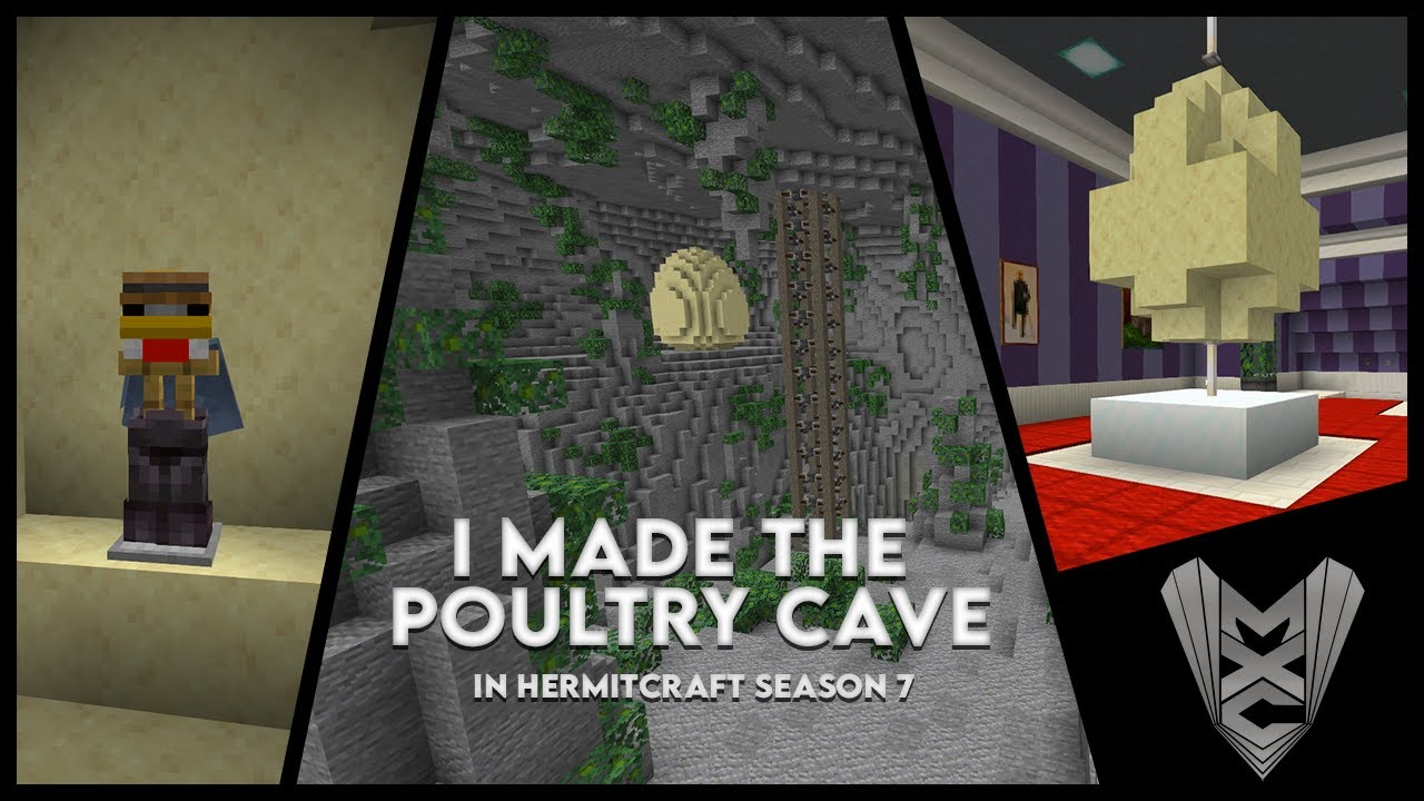 I UPGRADED Grians Mansion from Hermitcraft with a Poultrycave ...