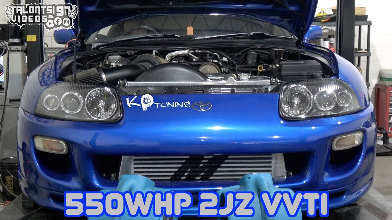 60mm Single Turbo JDM 2JZ VVTi Supra Dyno Tuned |K.P. Tuning | - YouTube