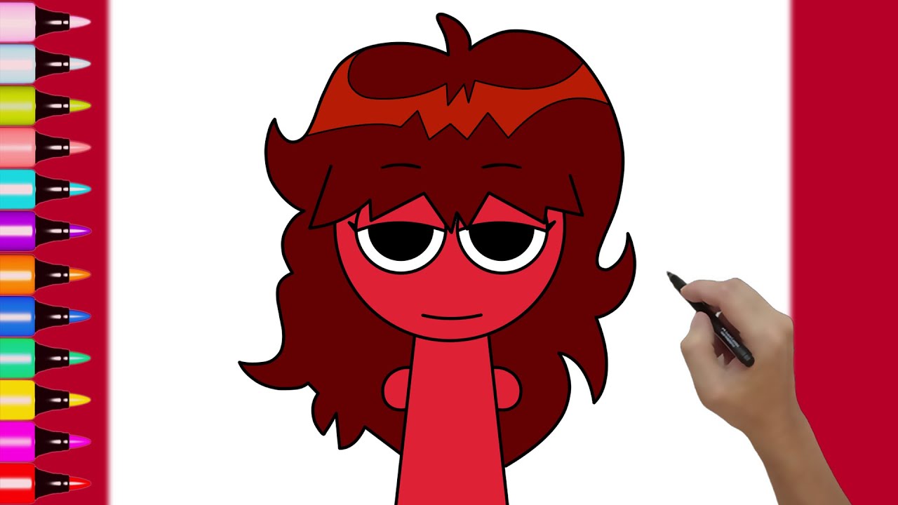 HOW TO DRAW SPRUNKI GIRLFRIEND! DRAWING INCREDIBOX SPRUNKI EASY - YouTube
