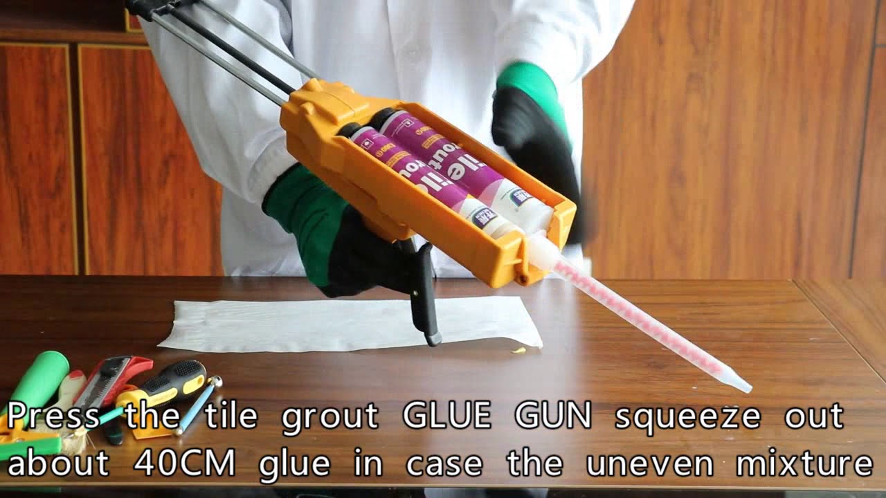 Decoma - Shiny Epoxy Grout - How to Apply - YouTube