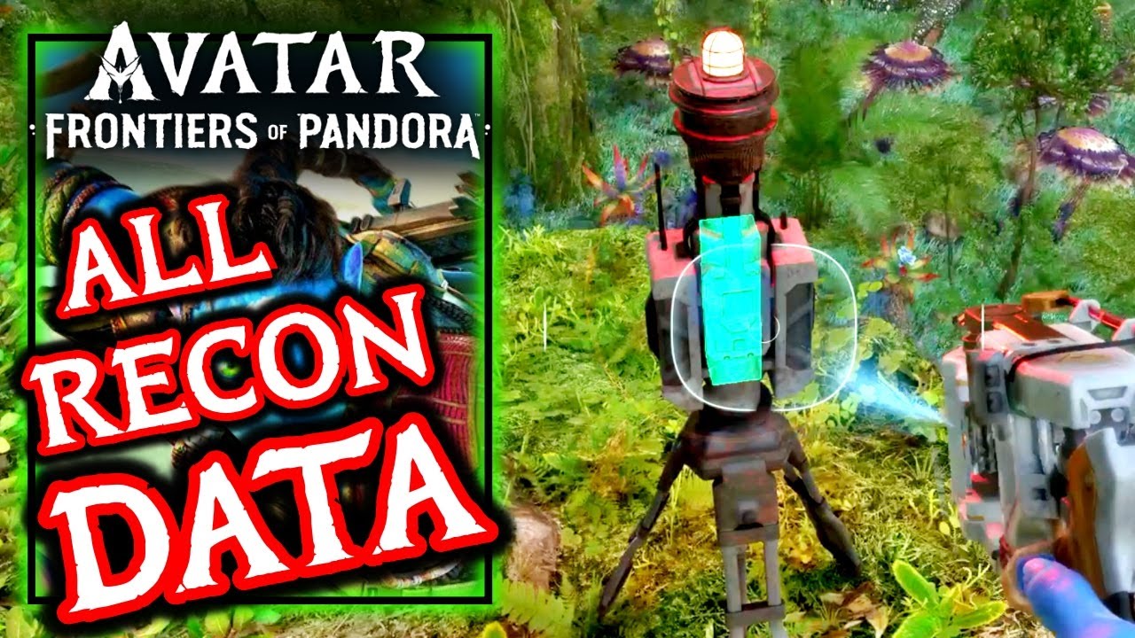 Avatar Frontiers of Pandora - All 9 Recon Retrieval Data, Data ...
