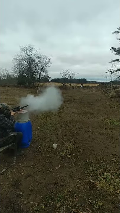 CVA wolf .50 cal muzzleloader - YouTube