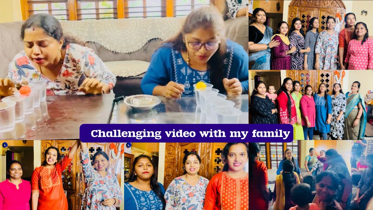 Challenging video Playing games with my family | Bhajarangi vs ...