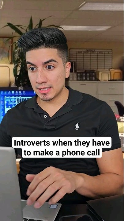 Introverts when they have to make a phone call 😂 - YouTube